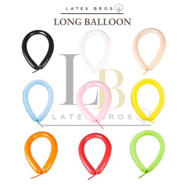 High Quality 260 Twisty Long Latex Balloon (100 pieces/pack) - Latex Bros